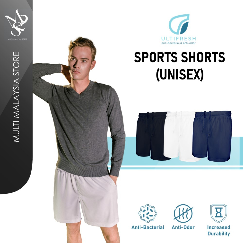 ULTIFRESH Unisex Performance 100% Dri-Fit Sports Shorts - UDF06 ...