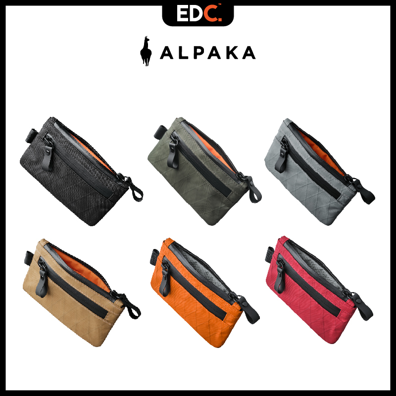 ALPAKA Zip Pouch Wallet X-PAC Water Resistant for Card,Cash and Coin ...