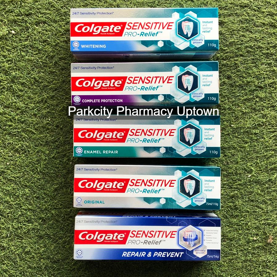 Colgate Sensitive Pro-Relief Toothpaste 110g (Whitening/ Complete ...
