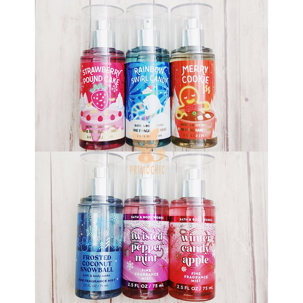 Winter Edition Bath & Body Works Body Mist Body Lotion Winter Candy ...