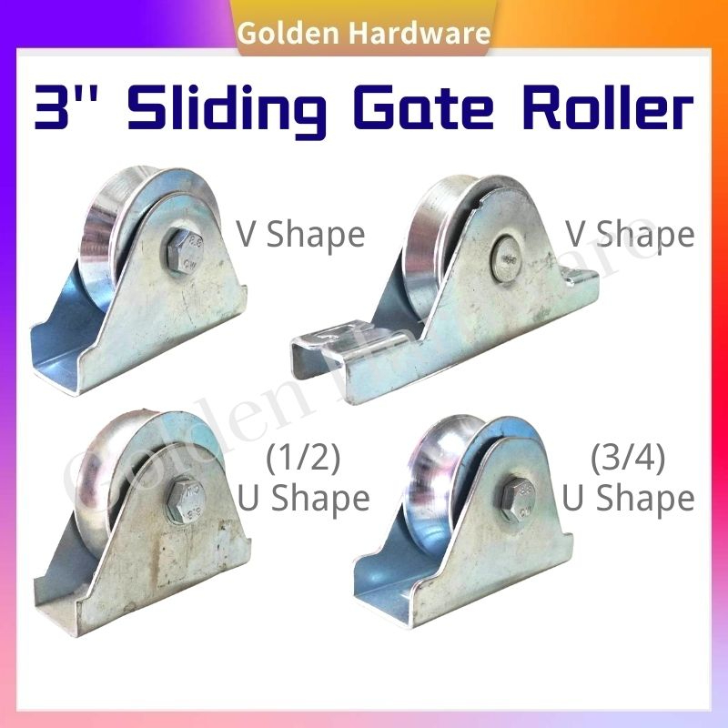3'' Sliding Gate Roller Auto Gate Roller Gate Roller Bearing Roda Pagar ...