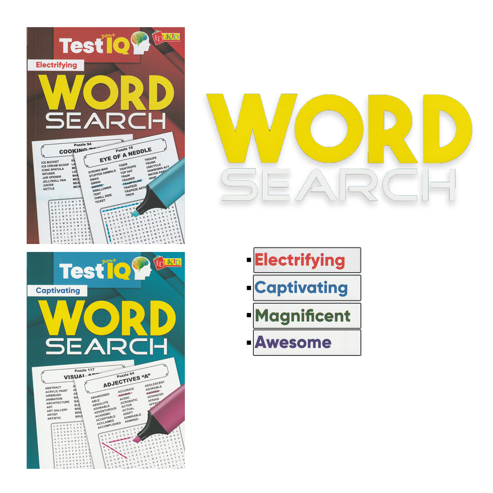 EDUKID | WORD SEARCH | TEST YOUR IQ - WORD SEARCH (DIFFICULTY ...