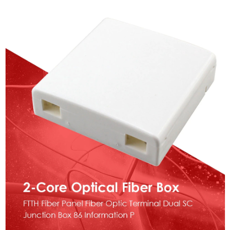Fiber Wall Socket /2 Ports FTTH Fiber Optic Terminal Box for TM Unifi ...