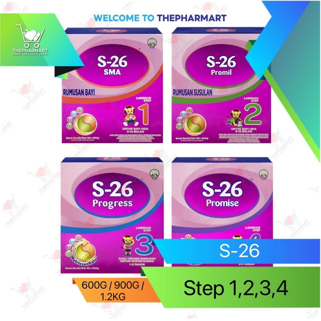 Wyeth S26 Formula Milk Susu Tepung Rumusan (600G) | Shopee Malaysia