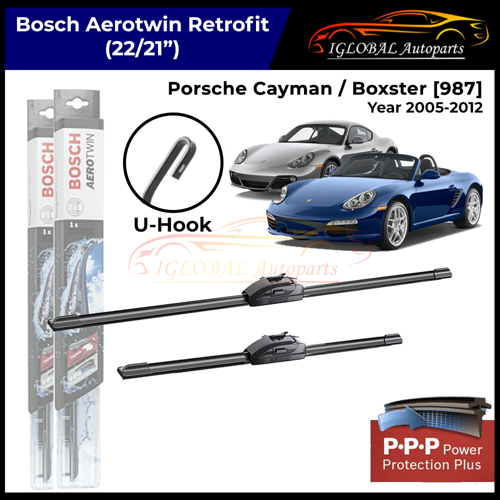 Porsche Cayman / Boxster [987] Year 2005-2012 Windshield Wiper Bosch ...