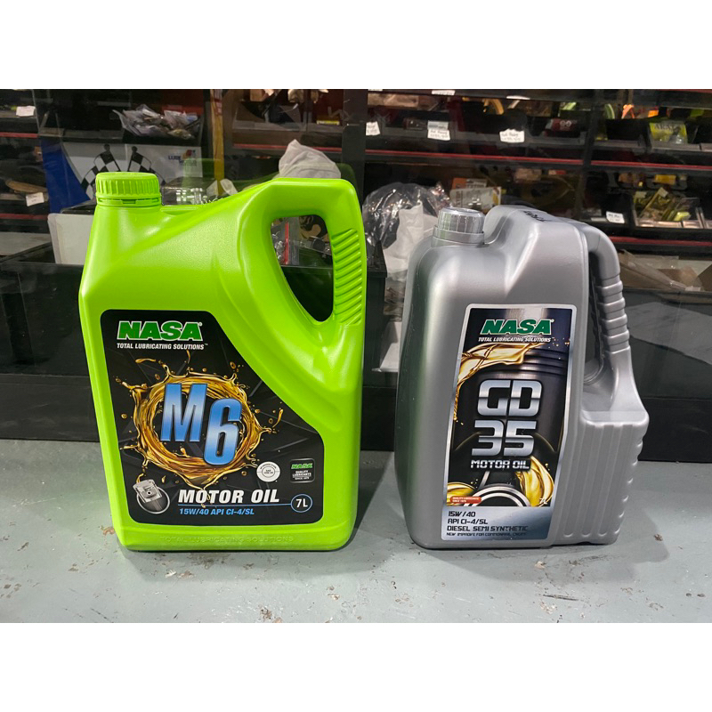 Engine Oil Heavy Duty NASA Diesel Semi Synthetic 15W40 | Shopee Malaysia