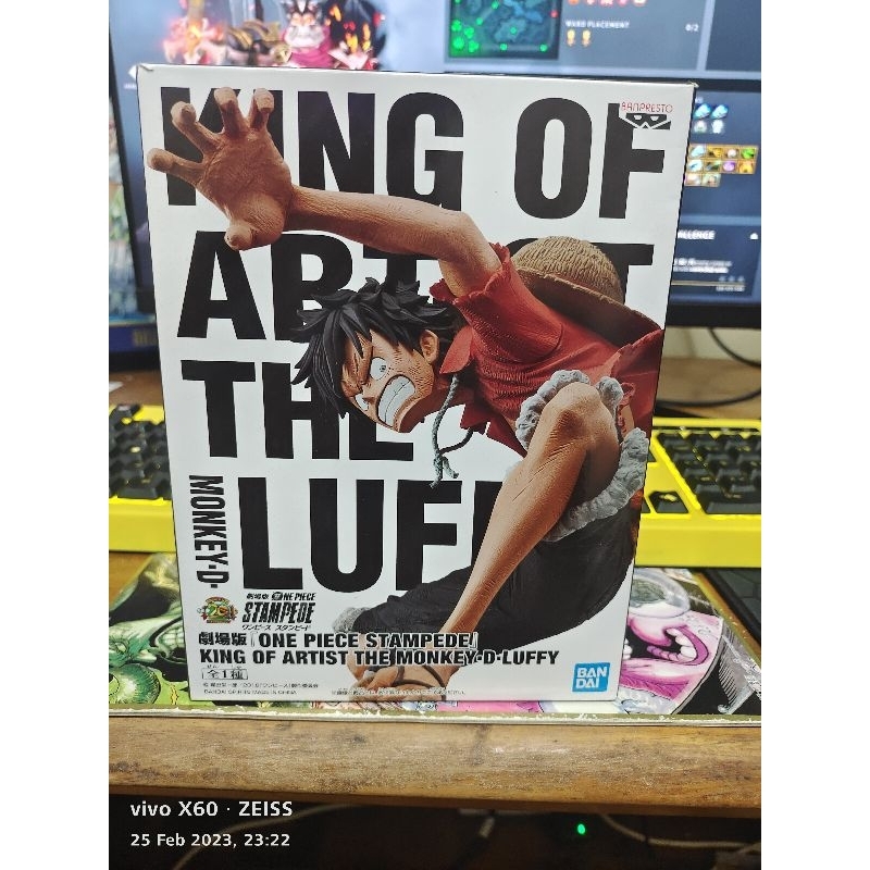 (Gold) Banpresto One Piece Stampede King of Artist Monkey D Luffy ...