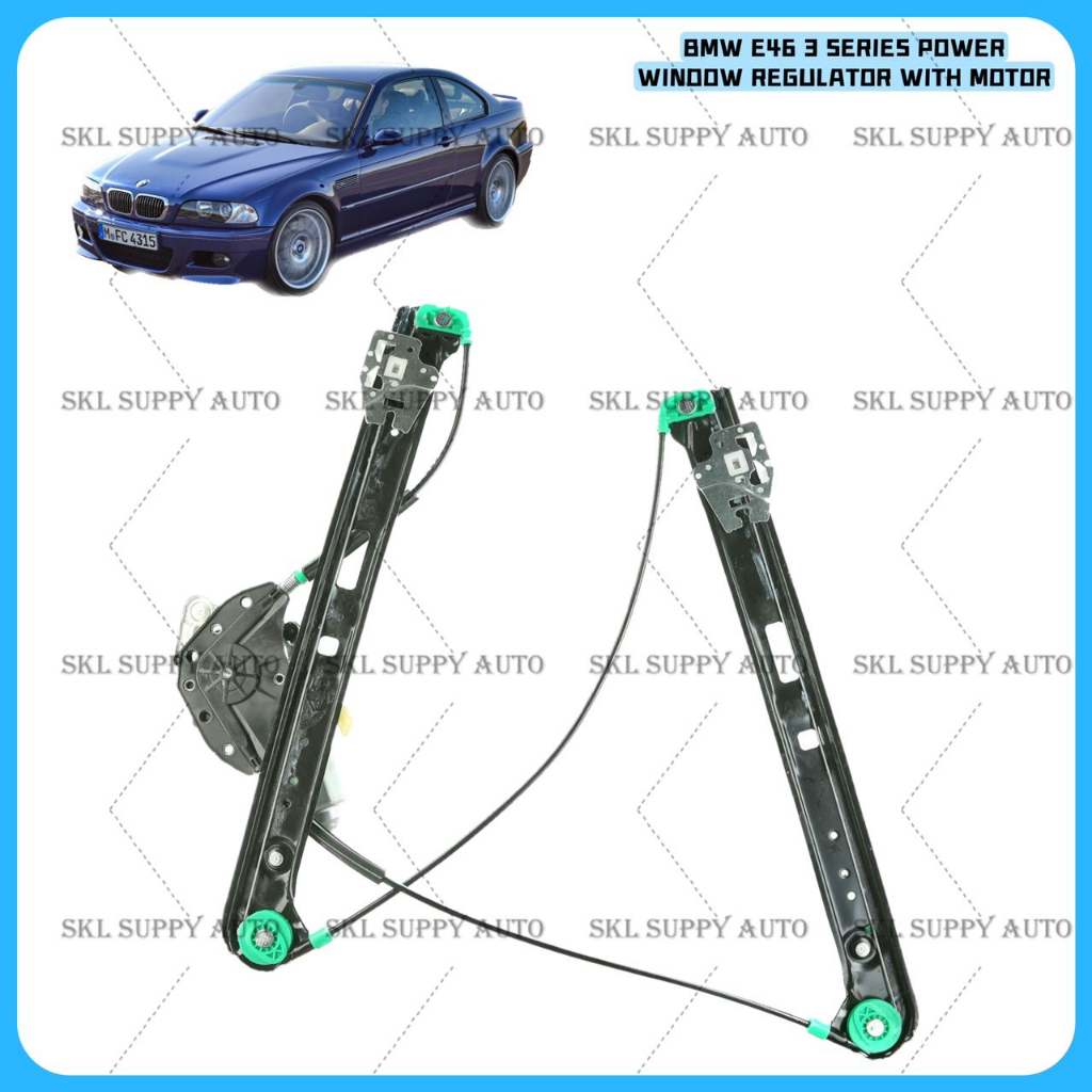BMW E46 3 SERIES POWER WINDOW MOTOR GEAR REGULATOR MOTOR POWER WINDOW ...