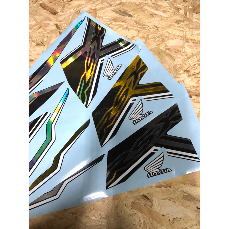 STICKER RSX CUSTOM GOLD CHROME RAINBOW | Shopee Malaysia