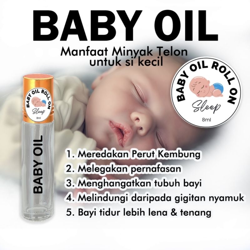 RM2.50 Roll On Baby Kembung Perut Batuk Minyak Telon Bayi Budak Urut ...