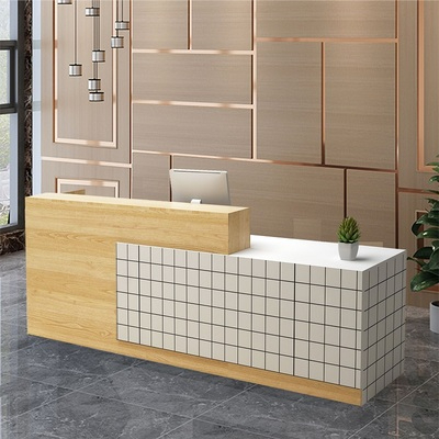 Modern Simple Checkered Bar Counter Receiption Counter Cashier Counter ...