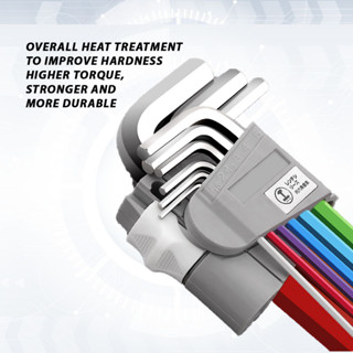 Allen Key Set Heavy Huty.Color Coded Ball Point Allen Key.(1.5mm～10mm ...