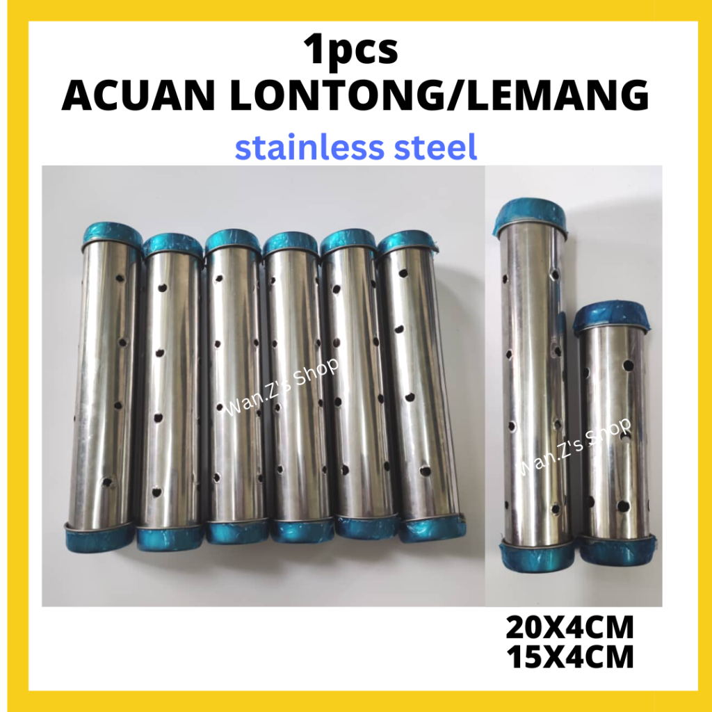 Acuan Lontong Acuan Lemang Size Noxxa Cetakan Lontong Stainless Steel ...
