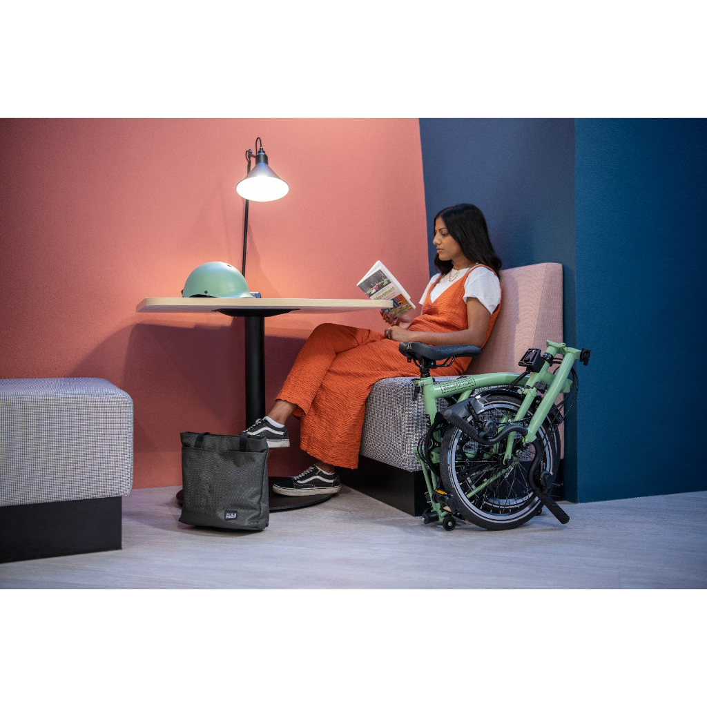 Brompton Folding Bike C Line Explorer 6speed Matcha Green/Bumble Bee ...