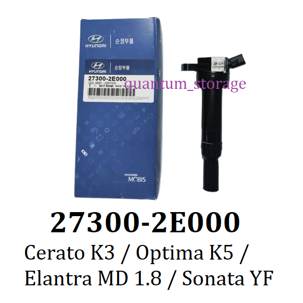 Hyundai Kia Ignition Plug Coil 27300-2E000 Cerato K3 Optima K5 Elantra ...