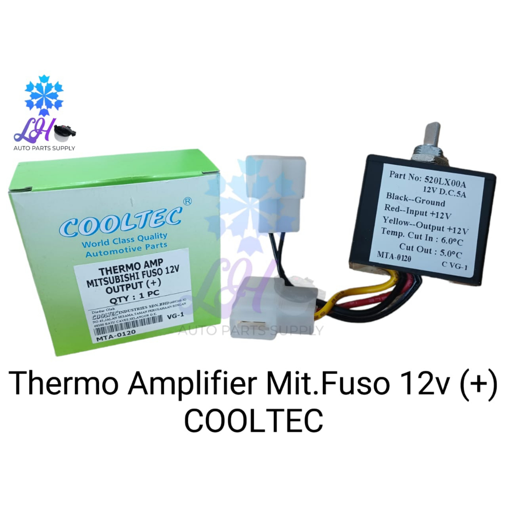 COOLTEC [12v (+)(MTA-0120)/24v (+)(MTA-0119)/24v (-)(MTA-0135)] Thermo ...