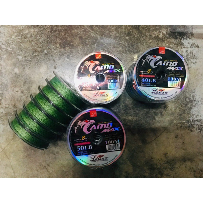 Lemax Camo Max x8 Braded Line / Tali Benang | Shopee Malaysia