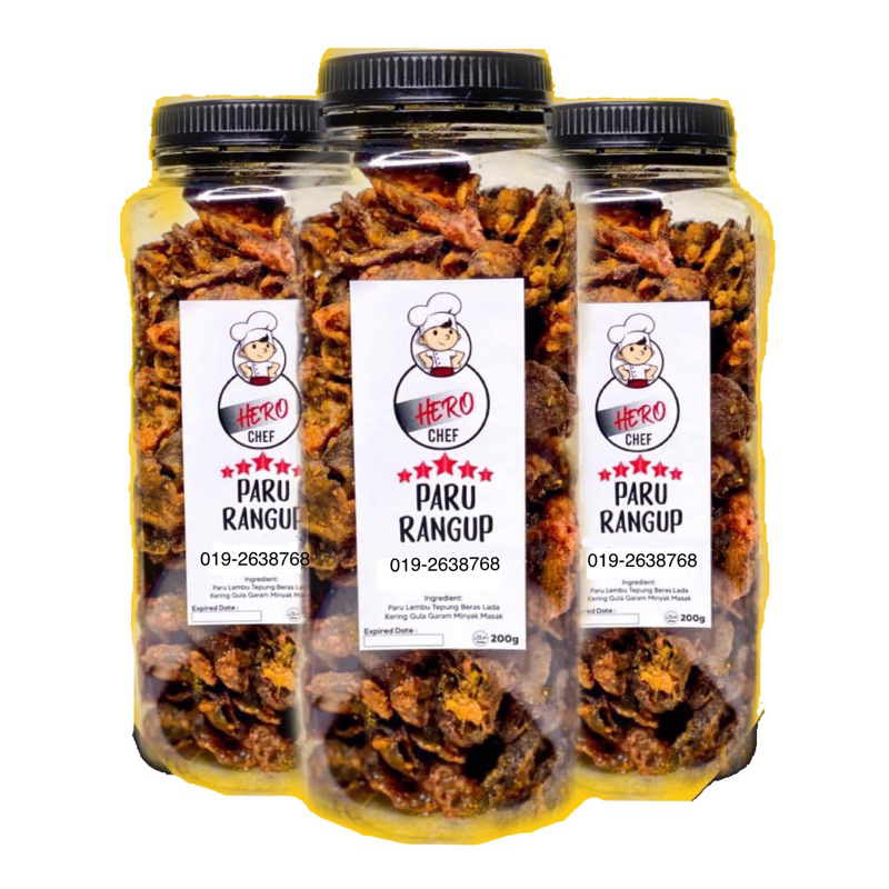 🌟HQ🌟 Paru & Daging Rangup Cheese Pedas 200g By Hero Chef | Garing ...
