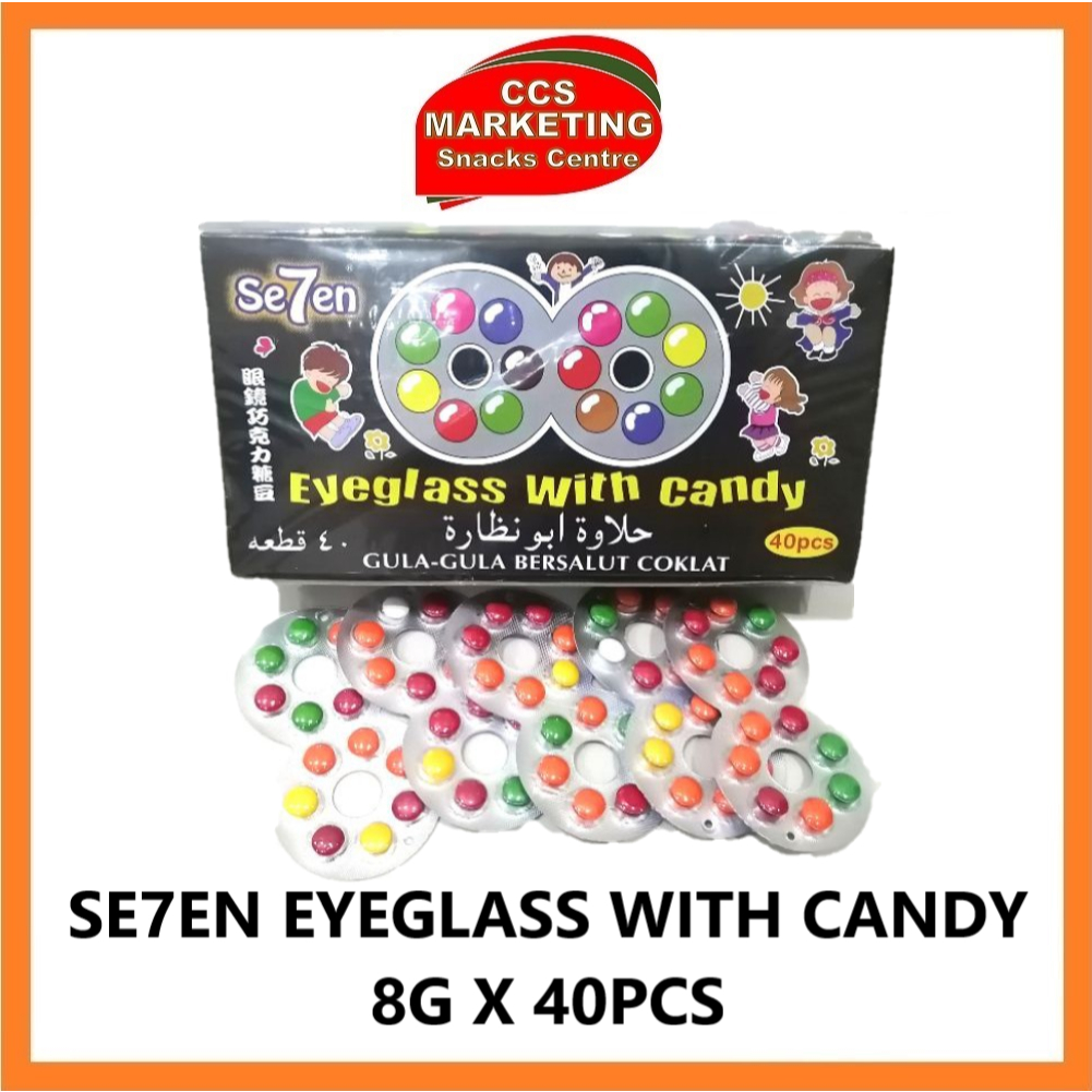 CCS Se7en Eyeglass With Candy ( 8g x 40pcs ) | Shopee Malaysia