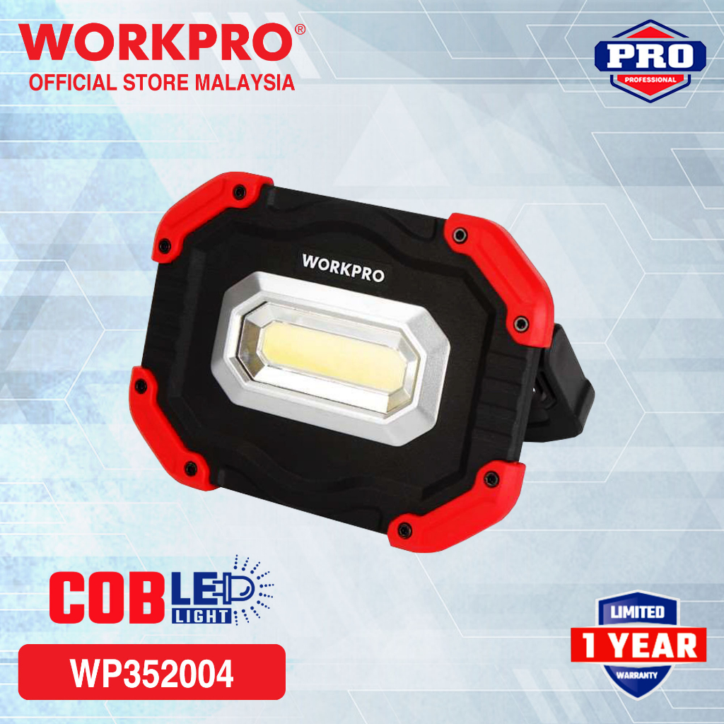 WORKPRO 1200LM Rechargeable Worklight | Shopee Malaysia