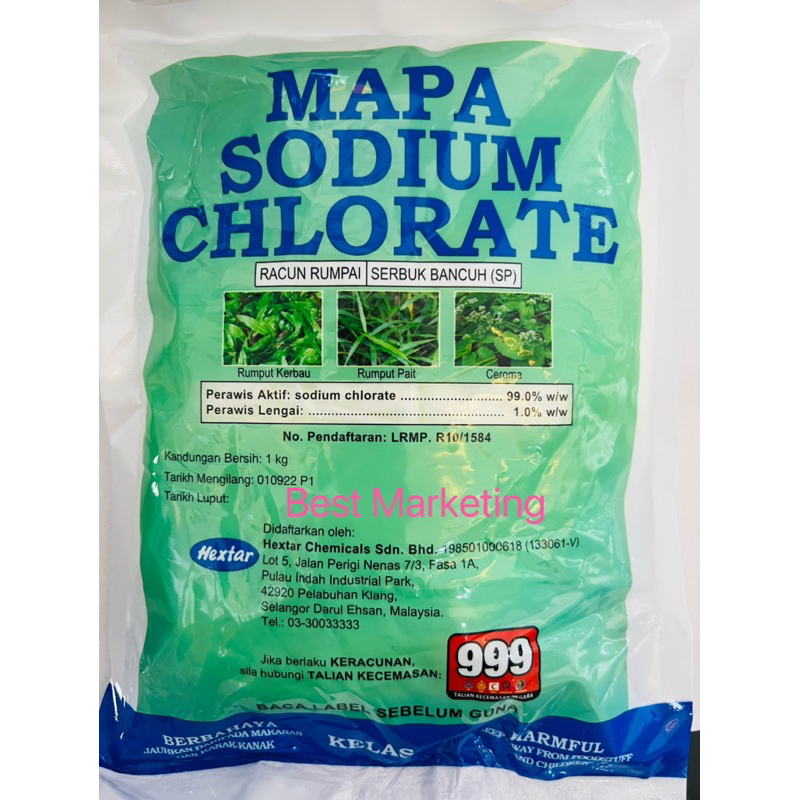 1KG Sodium Chlorate 99 / Rumput Rampai / Buluh | Shopee Malaysia