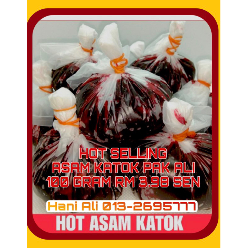 HOT SELLING 🔥🔥ASAM KATOK MAKANAN LAGEND DULU2🔥🔥READY STOCK | Shopee ...