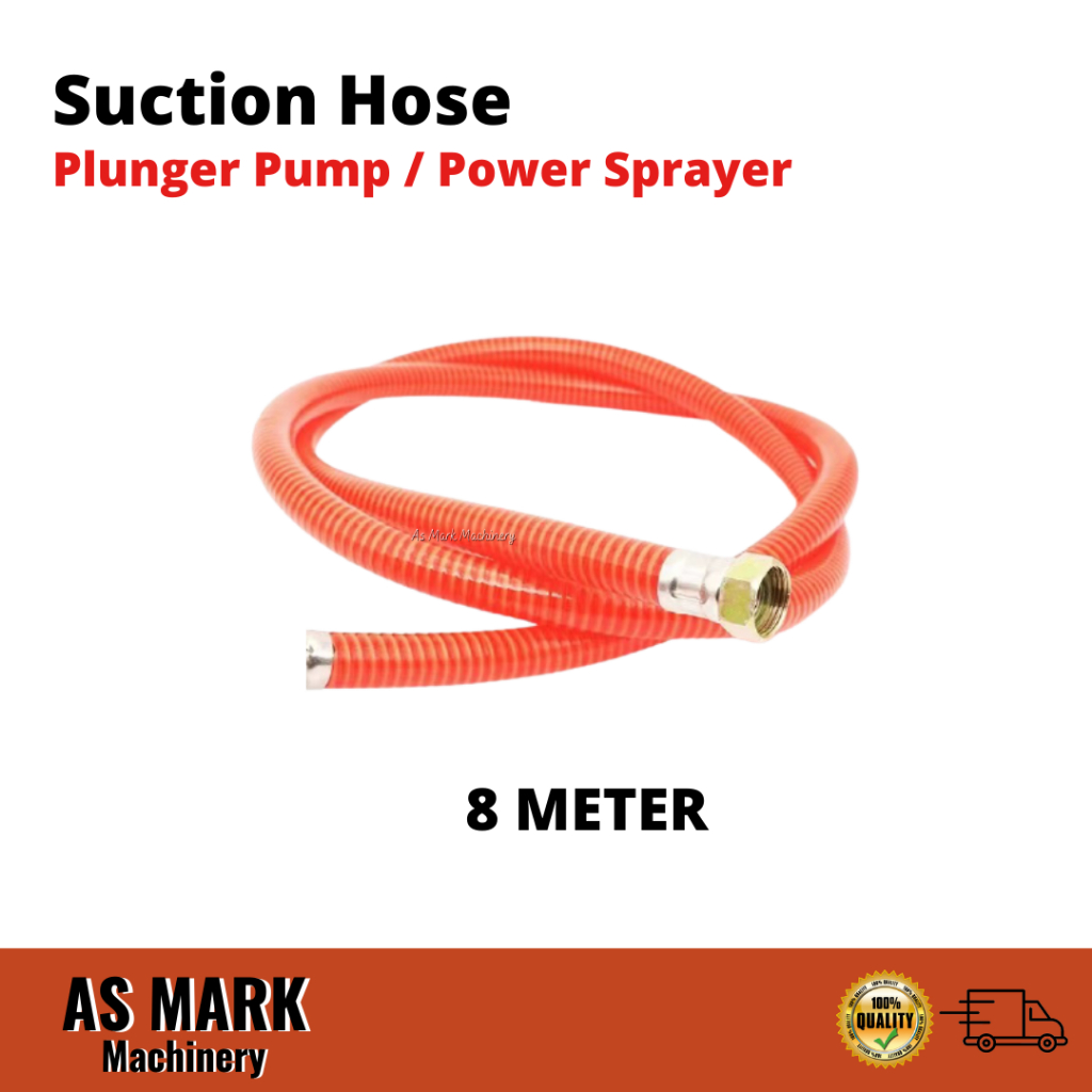 40bar 45# 2.3 M /5 M / 8 M Plunger Pump / Power Sprayer Suction Hose ...