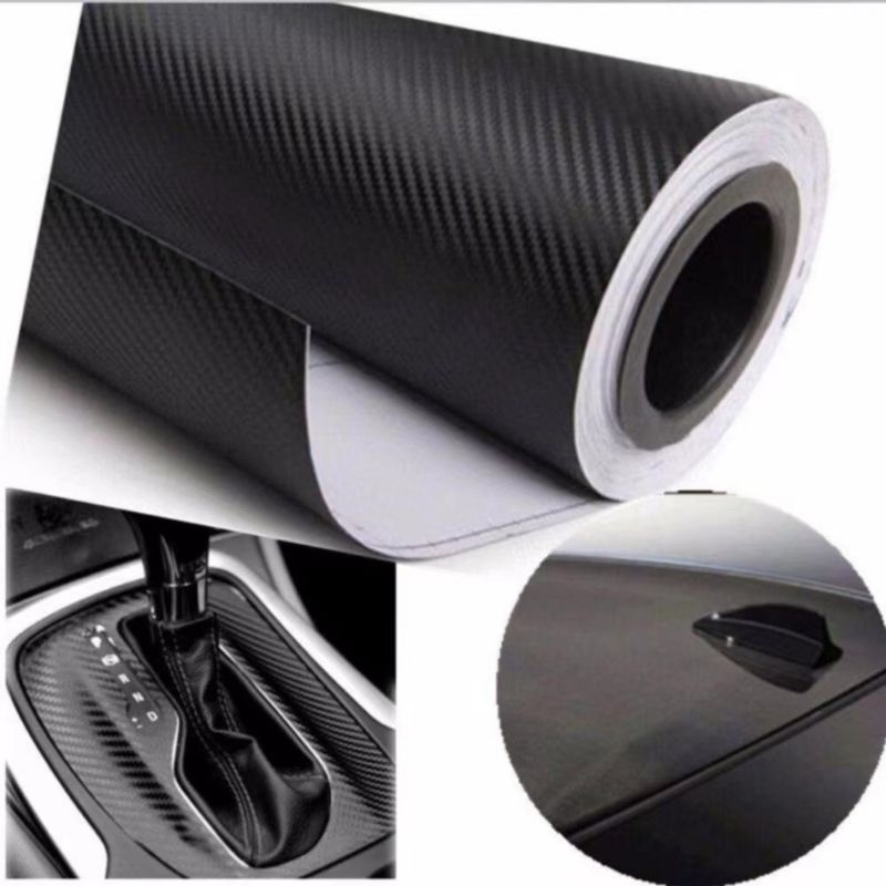 3D/6D carbon high Glossy shiny carbon fiber warp film car sticker ...