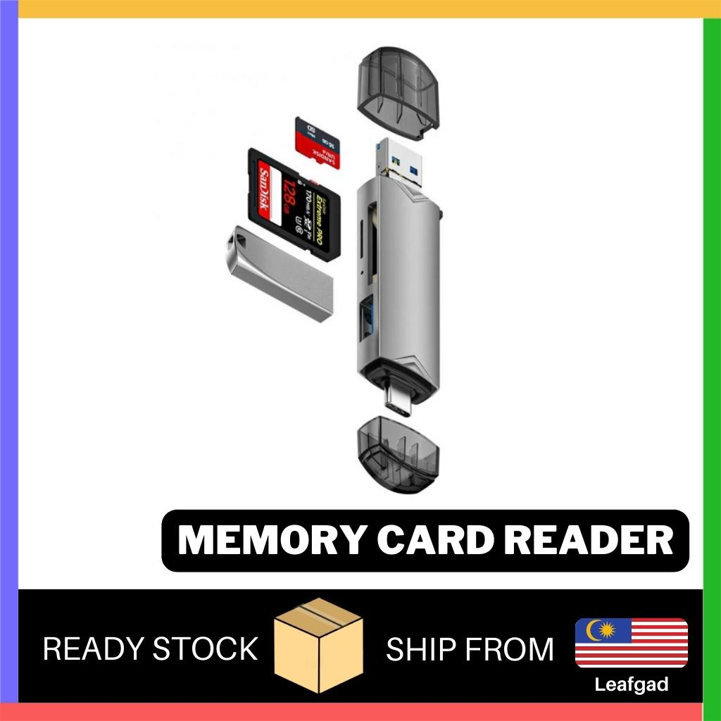 PROOCAM 5 in 1 IN Multi OTG Card Reader Type C USB Micro USB TF SD ...