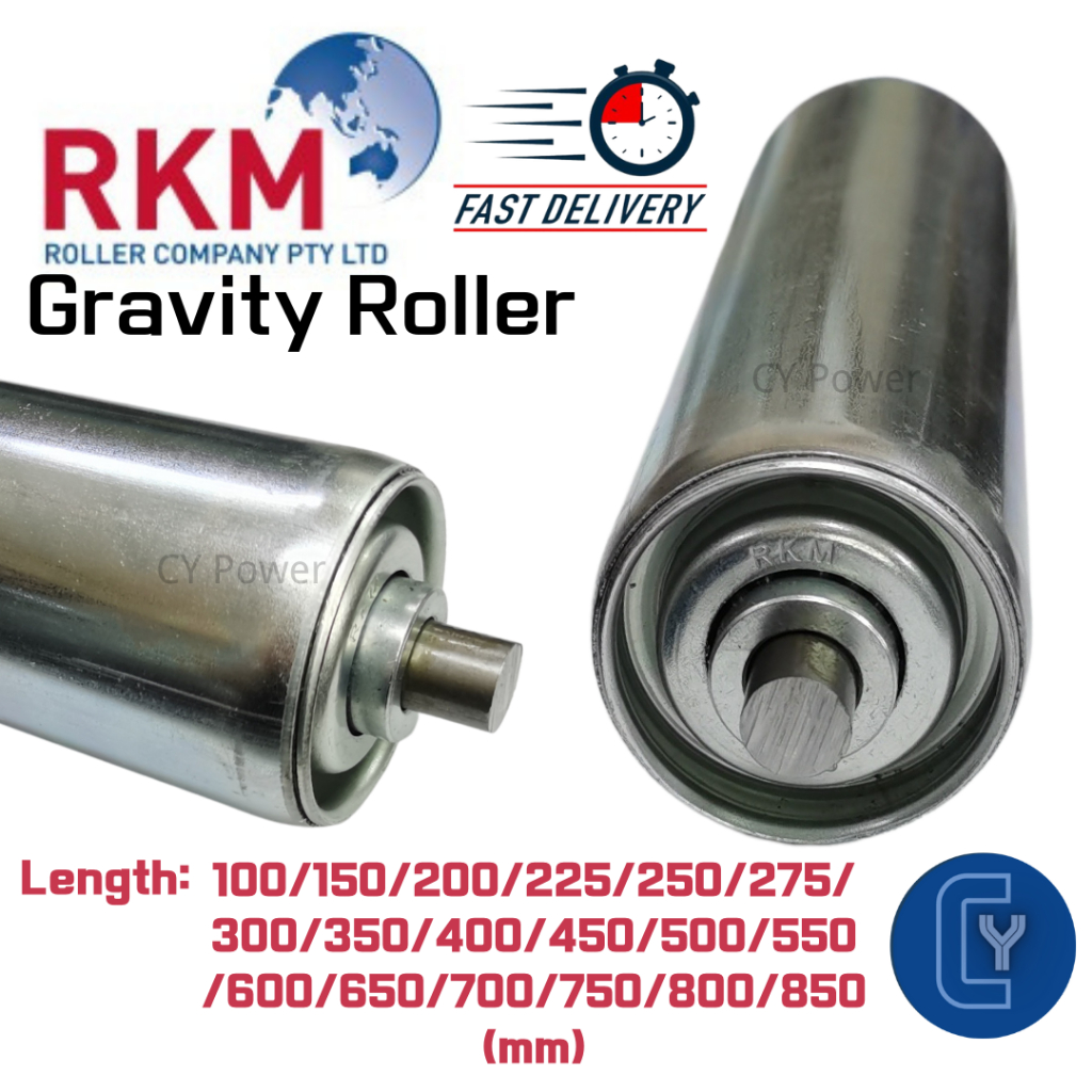 Rokonma Gravity Roller (OD:50mm x Length:100mm~850mm) Carbon Steel ...