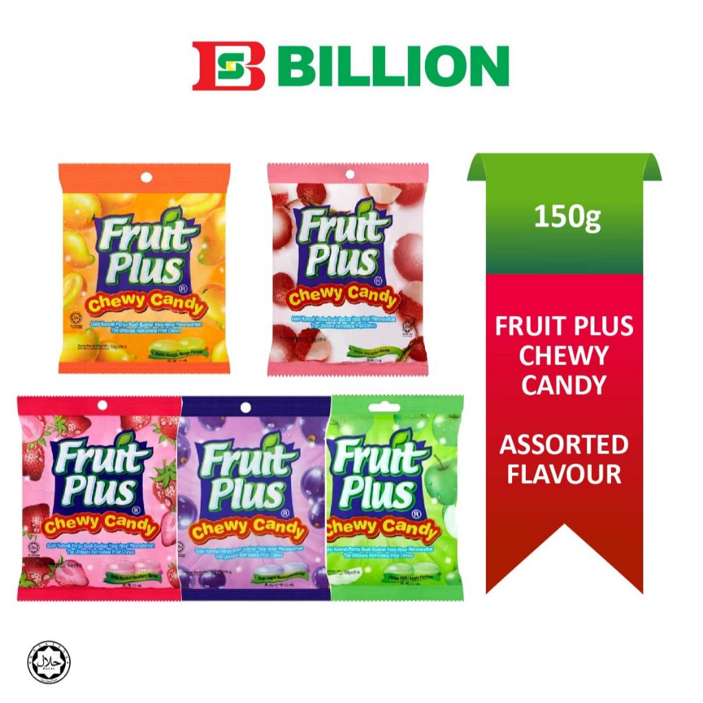FRUIT PLUS Chewy Candy 150g ( Assorted Flavour ) | Shopee Malaysia