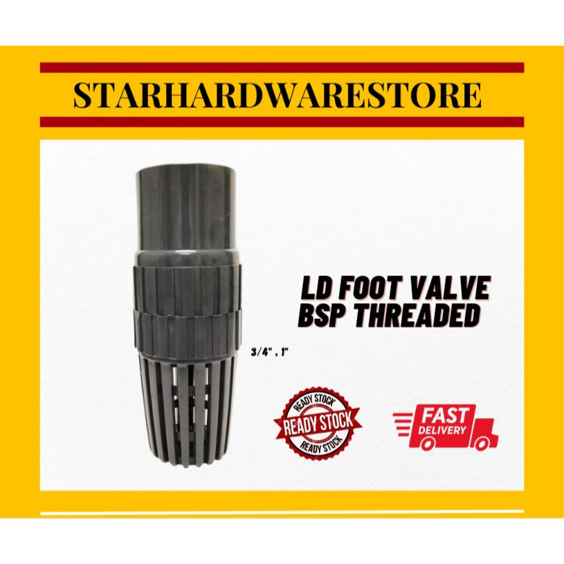 🌟READY STOCK🌟 LD FOOT VALVE BSP THREADED (20MM & 25MM) | Shopee Malaysia
