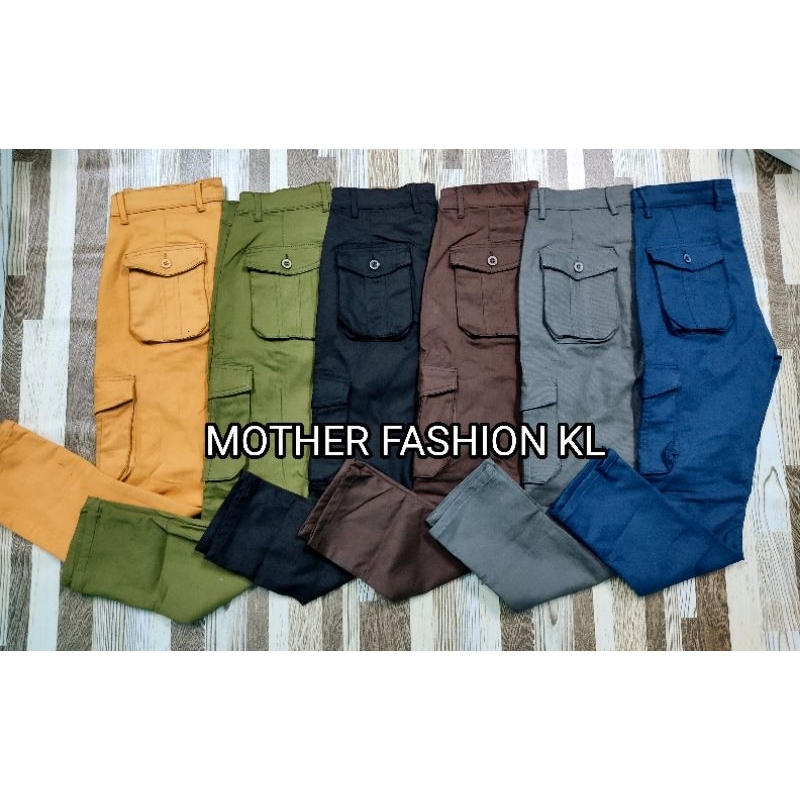 Seluar kargo 👖👖👖6 pocket slack pant🔥kain 100% cotton premium export ...