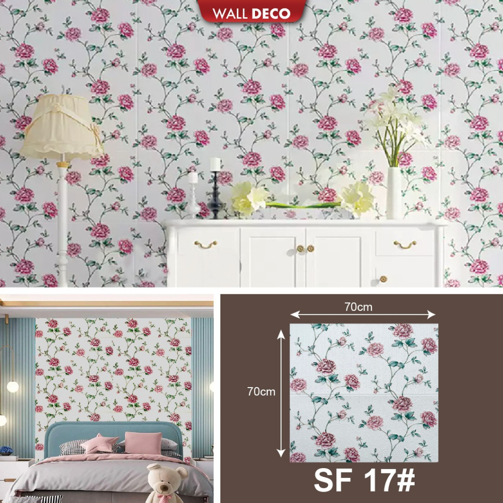 XL:70CM X 70CM [6D SEAMLESS FLORAL] 3D WALL PAPER 3D WALLPAPER 3D WALL ...