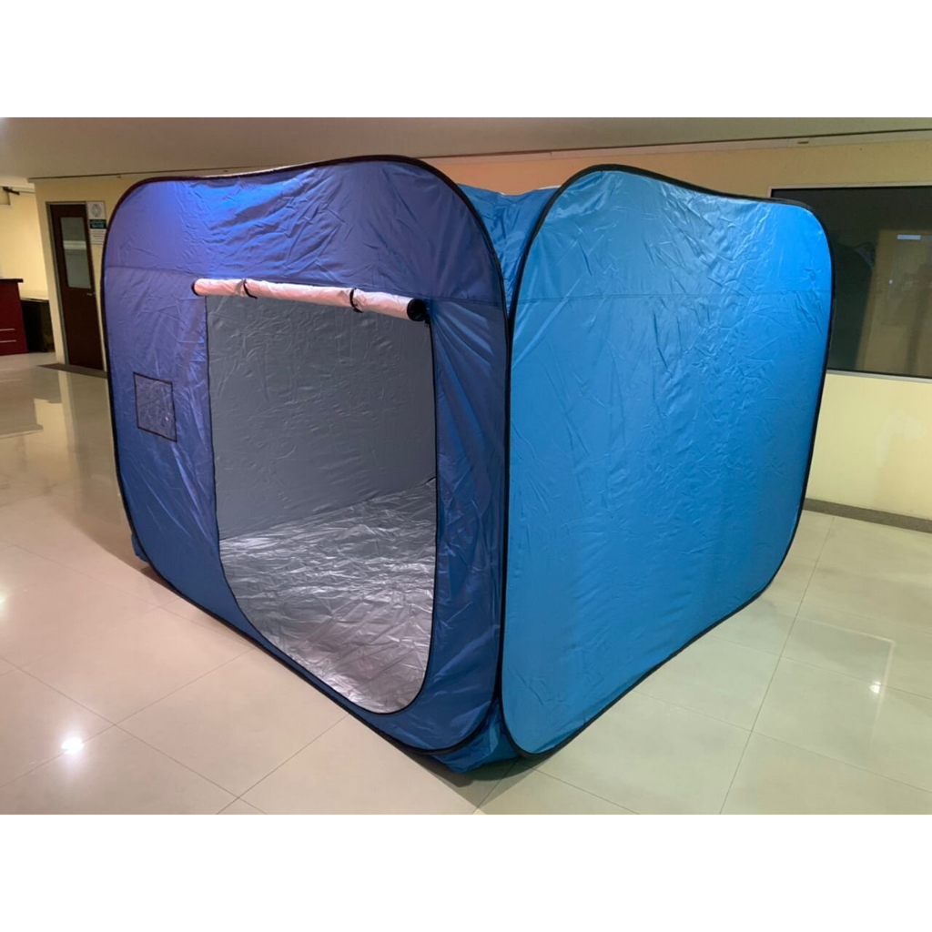 KHEMAH BENCANA CUBICLE TENT EMERGENCY TENT BOLEH LIPAT | Shopee Malaysia