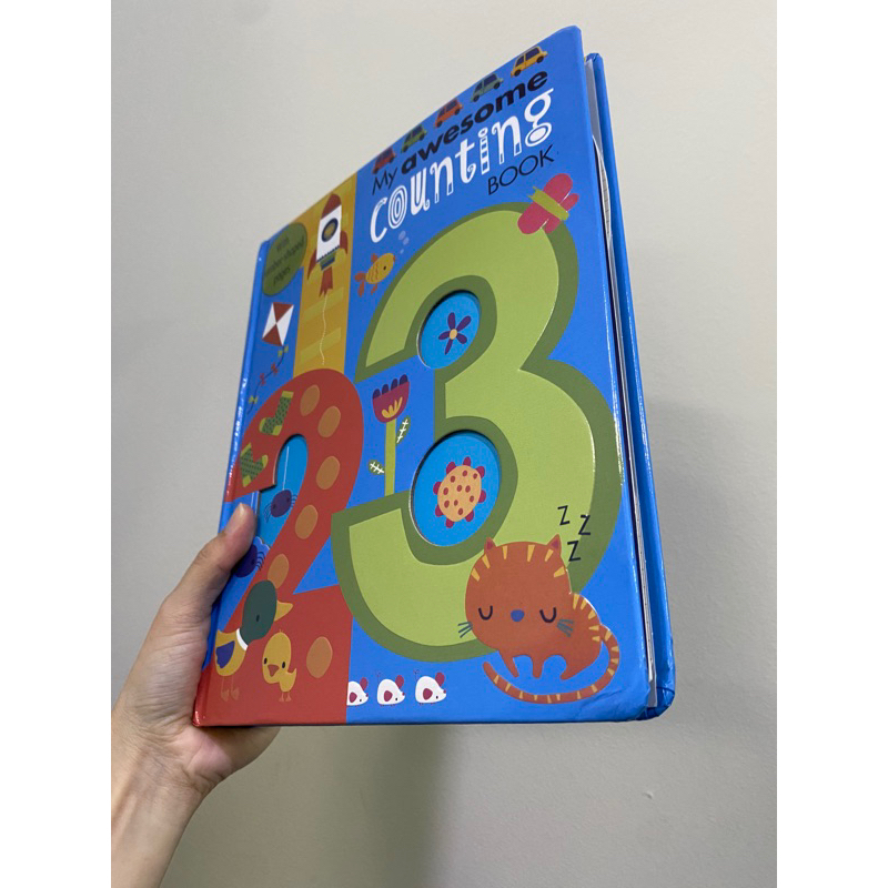 My Awesome Alphabet ABC Counting 123 Book Baby Kids English Learning ...