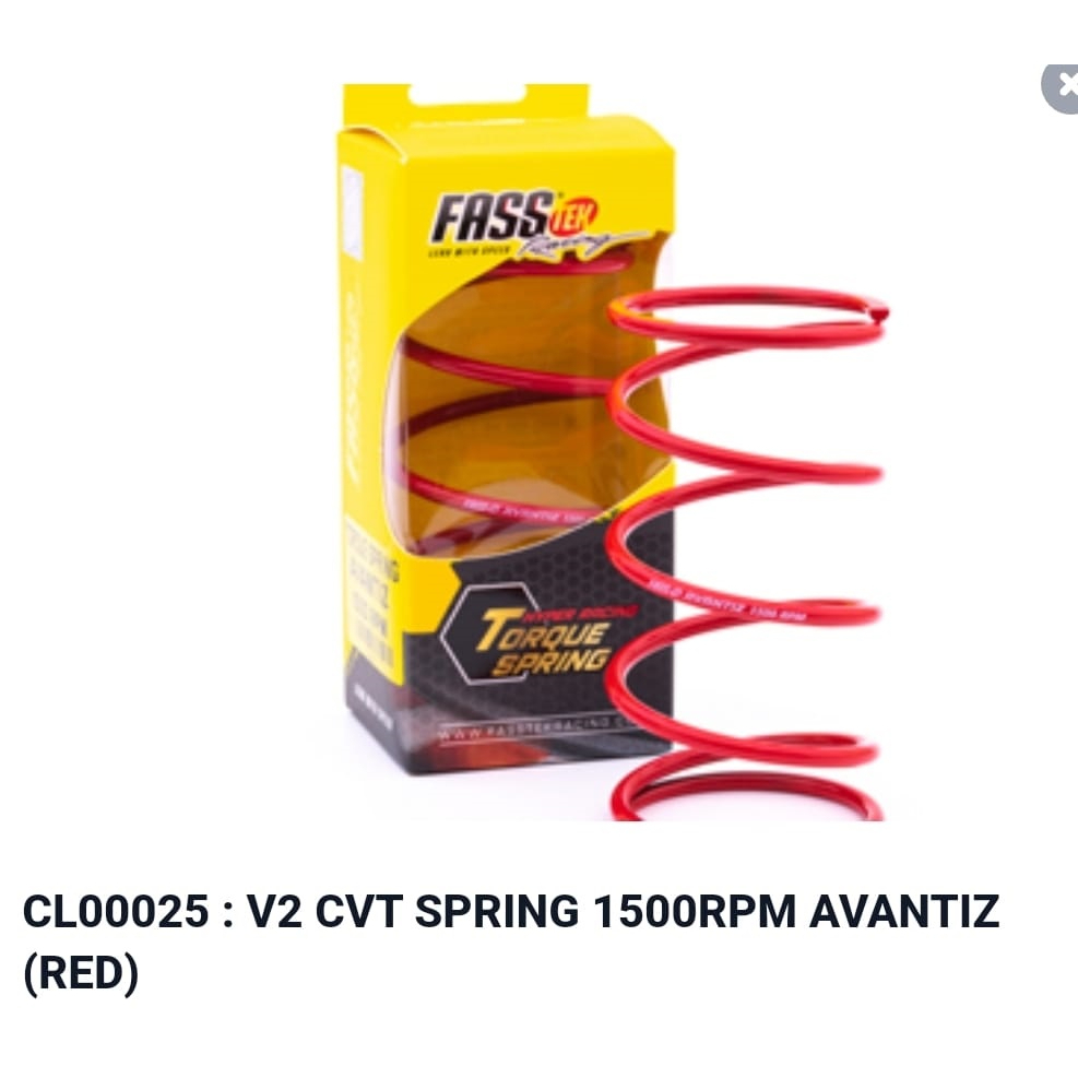 FASSTEK V2 CVT TORQUE SPRING 1000RPM / 1500RPM YAMAHA AVANTIZ CL00024 ...