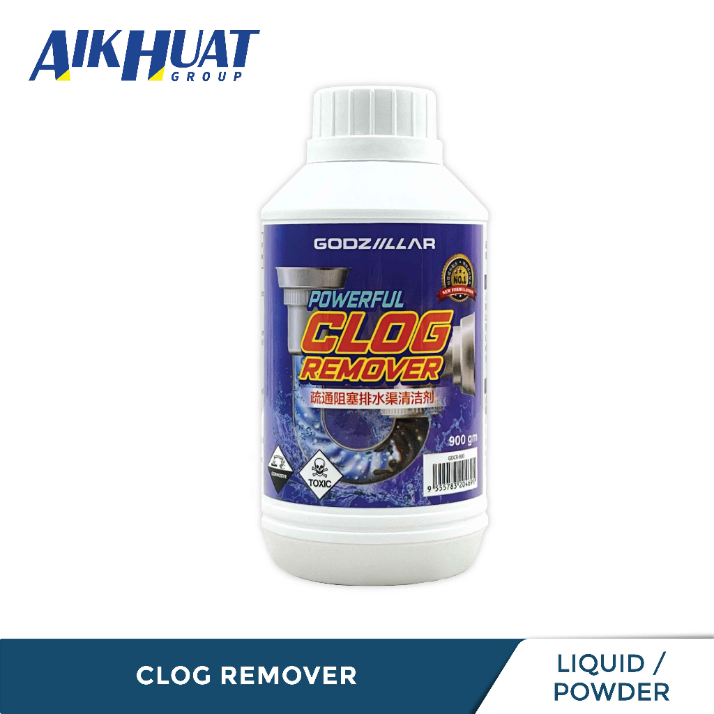 Super Strong Clog Remover (Liquid/ Powder) Dissolver Sink Drain Toilet ...