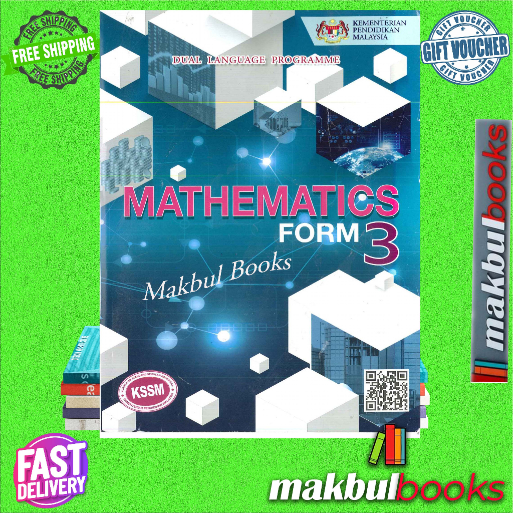 Buku Teks Tingkatan 3 Mathematics (DLP/English Version) | Shopee Malaysia