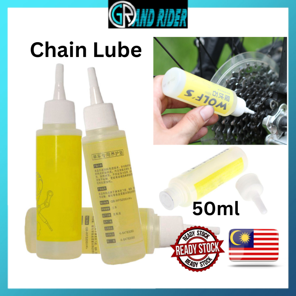 WOLF'S Lube Oil for Bike Bicycle Maintenance (50ml) - Minyak basikal ...