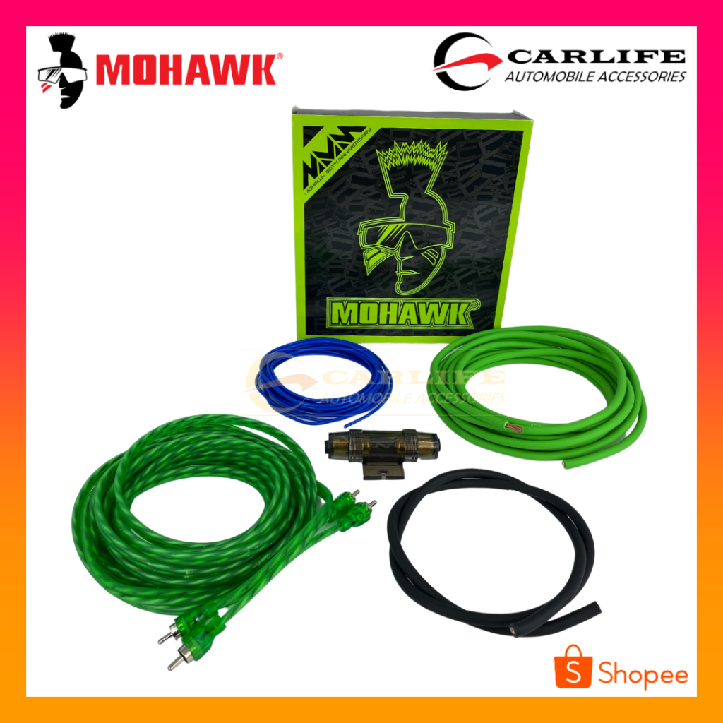 Mohawk 8 Gauge Car Amplifier Wiring Kit | Shopee Malaysia