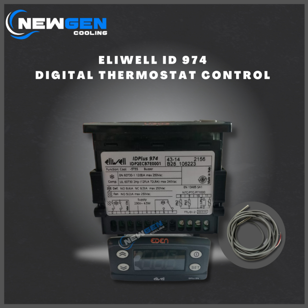 Eliwell ID 974 Digital Thermostat For Freezer | Shopee Malaysia
