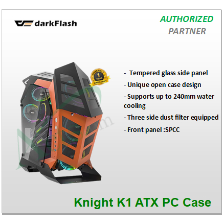 darkFlash Knight K1 ATX PC Case | Shopee Malaysia