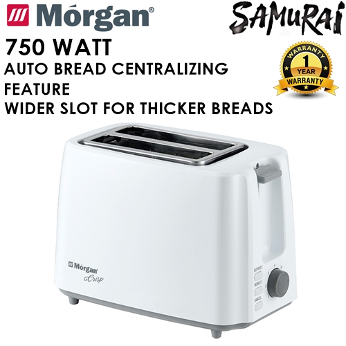 MORGAN BREAD TOASTER 2 SLICE 750 WATT MTS22A | Shopee Malaysia