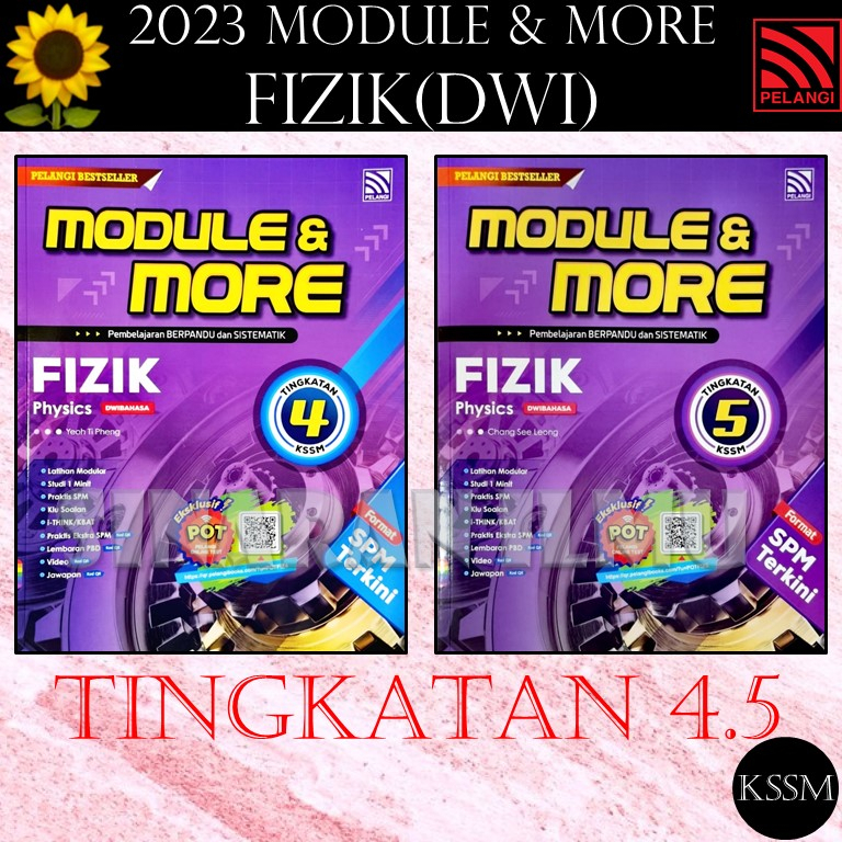 (SI)BUKU AKTIVITI 2023 :MODULE&MORE FIZIK TINGKATAN 4.5 (DWIBAHASA ...
