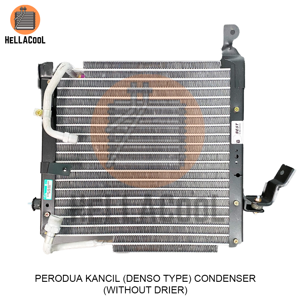 PERODUA KANCIL (DENSO TYPE) A/C CONDENSER (WITHOUT RECEIVER DRIER ...
