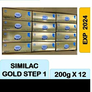 (J&T/NINJA) EXP 2024 SIMILAC STEP 1 GOLD (200g x 12 boxes)(J&T/NINJA) EXP 2024 SIMILAC STEP 1 ...