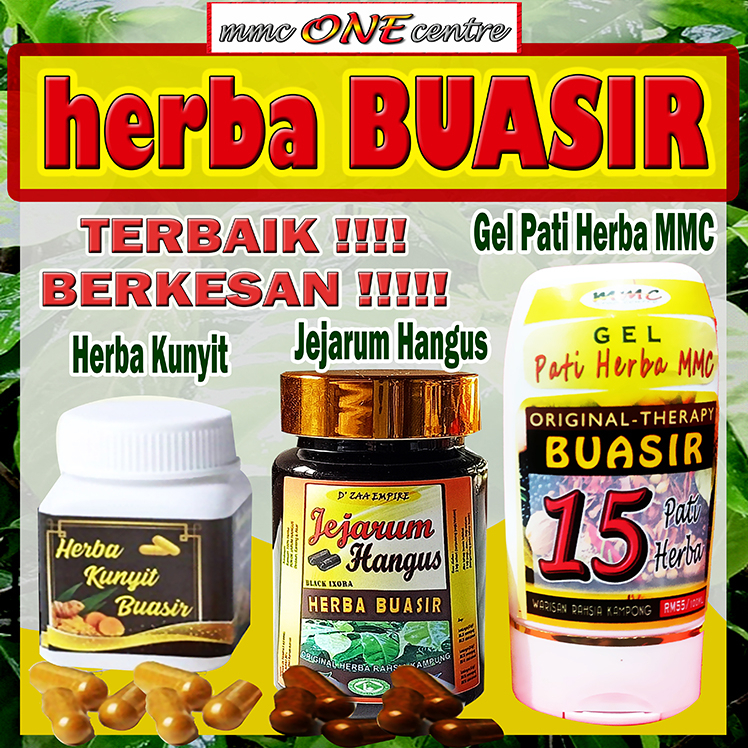 HERBA BUASIR MMC- GELPATI HERBA BUASIR/HERBA KUNYIT BUASIR/HERBA BUASIR JEJARUM HANGUS - UBAT ...