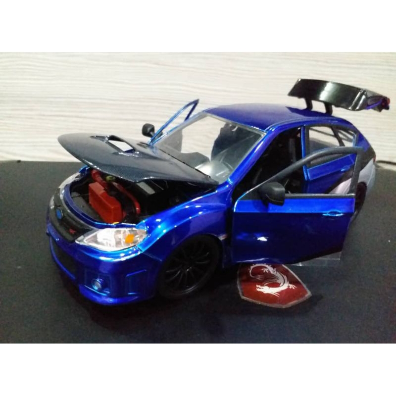 1:24 JADA METAL DIE CAST FAST & FURIOUS BRIAN'S SUBARU IMPREZA WRX STI (BLUE) | Shopee Malaysia