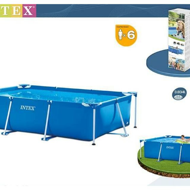 Intex Swimming Pool Rectangular Frame Swimming Pool Pipe Rack Pond ...
